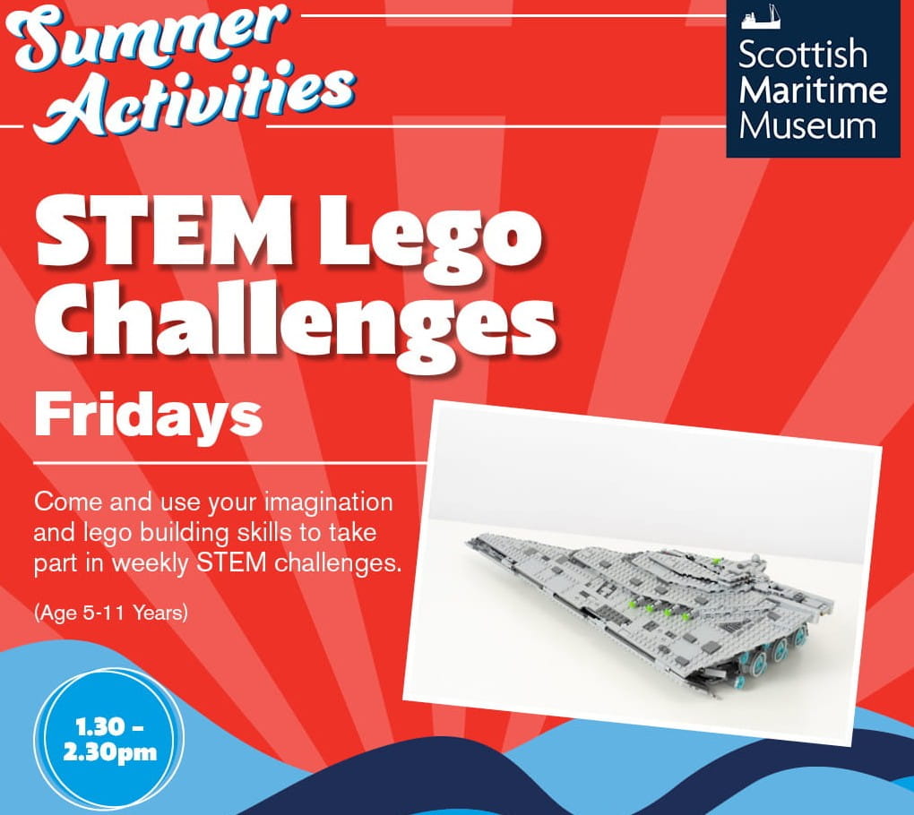 Scottish Maritime Museum accounces Stem Lego Challenge for the summer ...